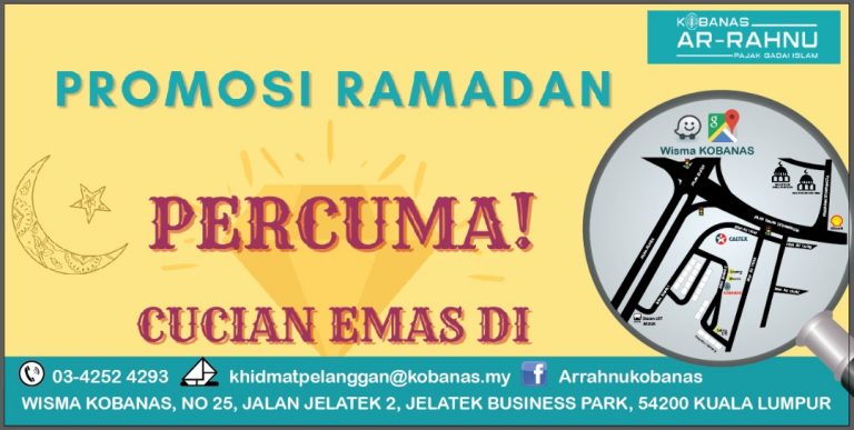 CUCI EMAS PERCUMA HANYA DI AR-RAHNU KOBANAS!!!